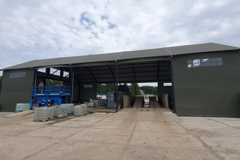 HUB Large Metal Frame Tent - NIXUS-UK - Rapid Deployment Shelters